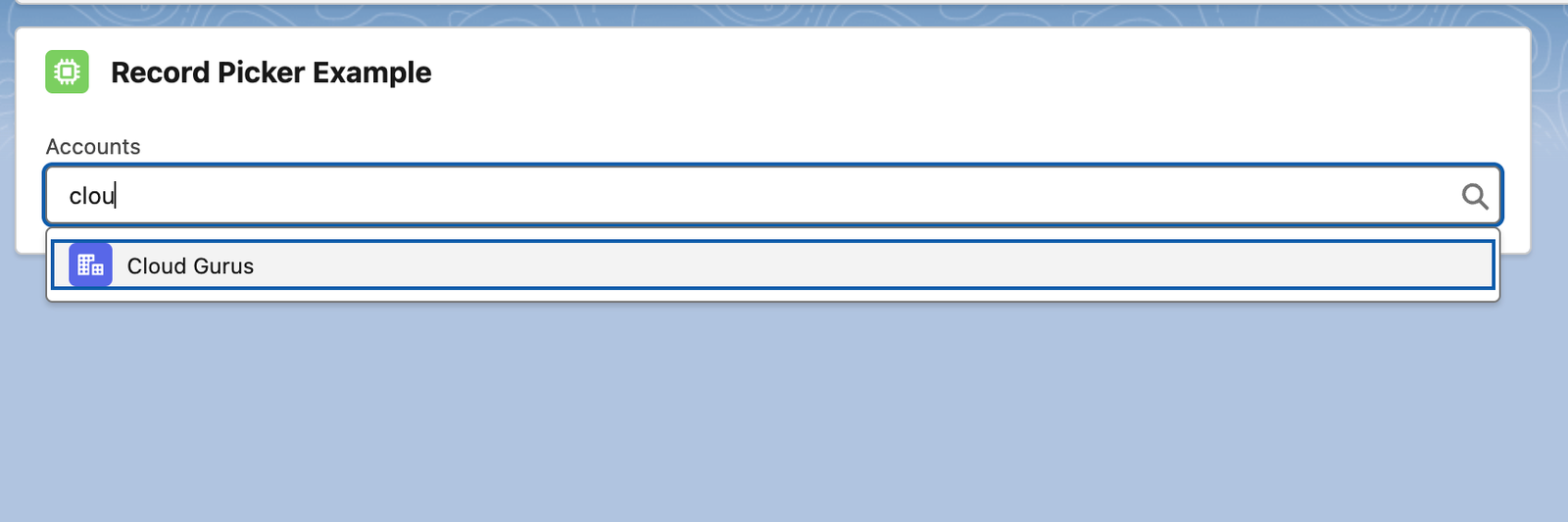 Lightning Record Picker in Salesforce – Cloud Gurus